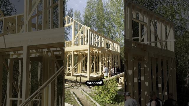 Каркасный Дом 6х8. Полутораэтажный. СК Новгородский Дом