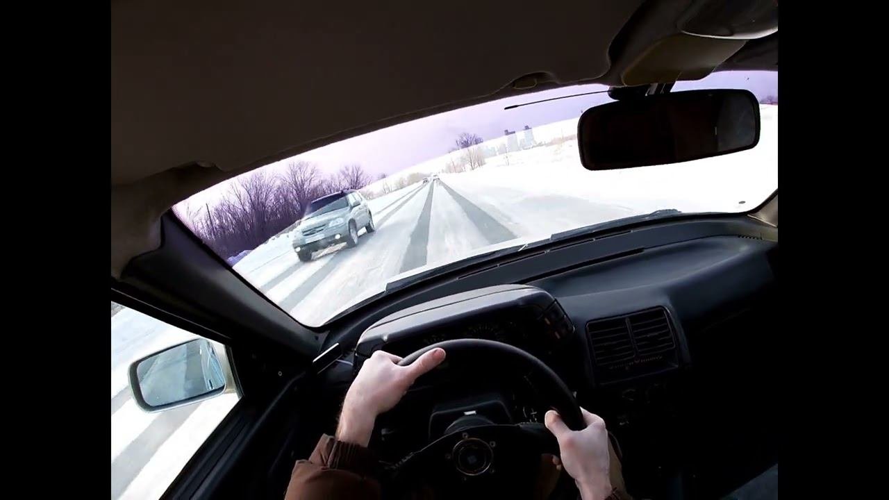 2004 Lada 21108 Premier 1.8MT - POV TEST DRIVE - Akkermannovka - The Russia, Cold weather -21°