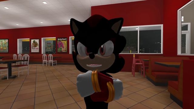 Movie Sonic and Movie Shadow Meets Nazo At McDonald's In VRCHAT ...