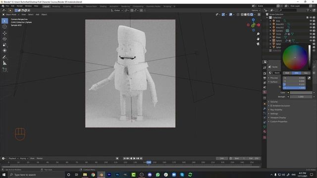 09 - Materials - Blender 3D Full 3D Character Easy Workflow