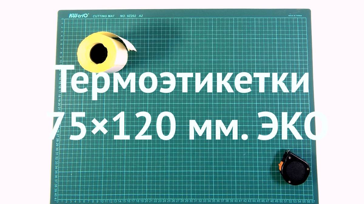 Термоэтикетки 75×120