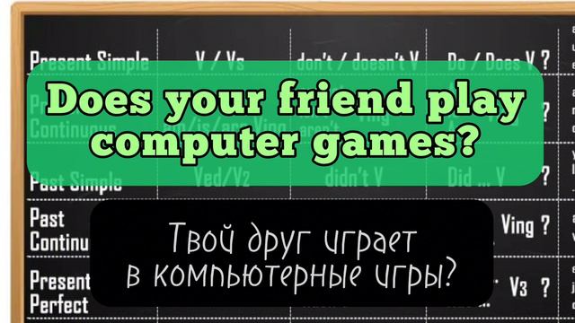 Все времена_Вопросительные предложения. (All tenses_Questions)