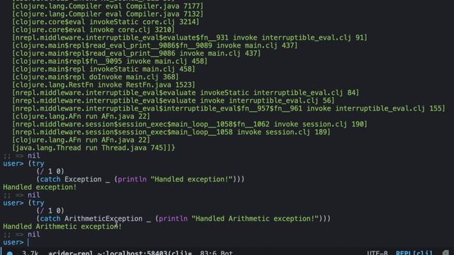 22 - Exception handling