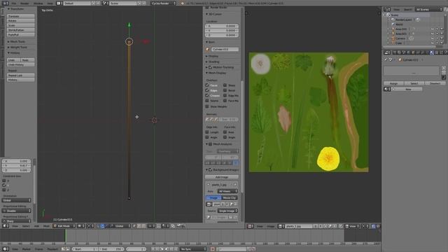 Movie Scene Creation in Blender 3D на русском языке 09 как создать реалистично выглядящие растения