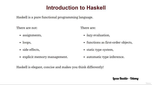 1 - Introduction to Haskell