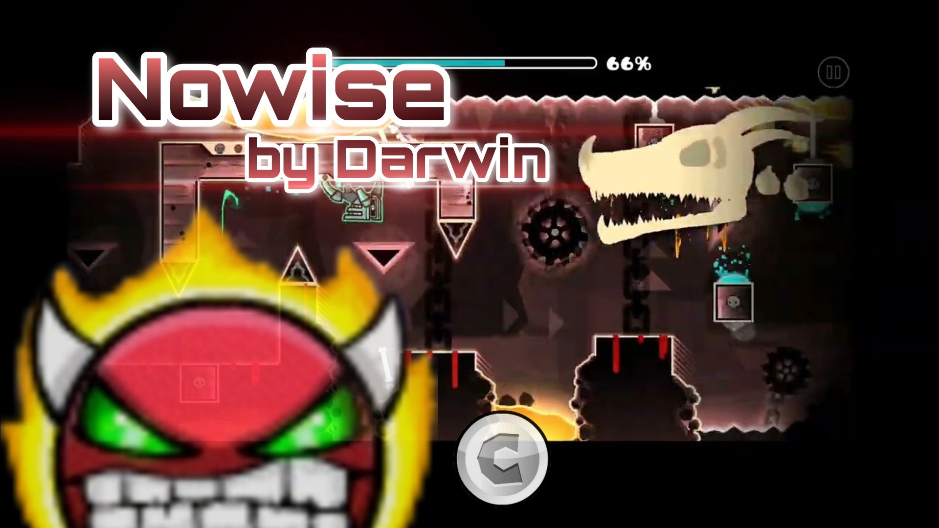 Nowise by Darwin (Hard Demon) [All coins] | Geometry Dash