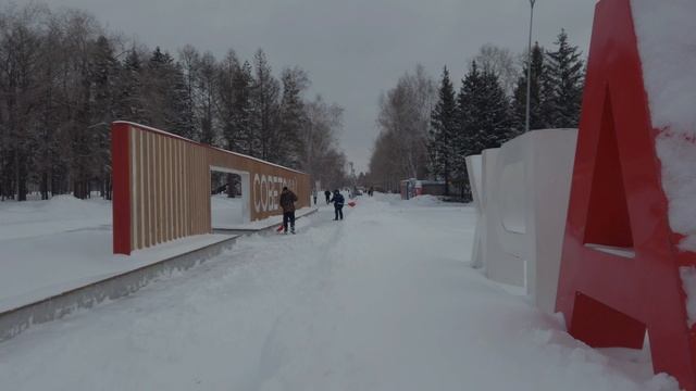 Снег на 8 марта 4К