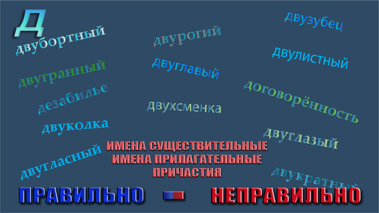 Выберем правильную форму. Проблемные имена существительные, имена прилагательные и причастия на "Д".