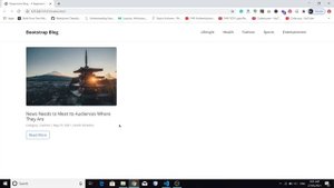 Web Design Tutorial #2 - Responsive Website Using HTML5, CSS & Bootstrap (Featured Blog Posts)