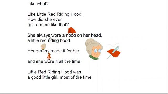 Little Red Riding Hood part 1