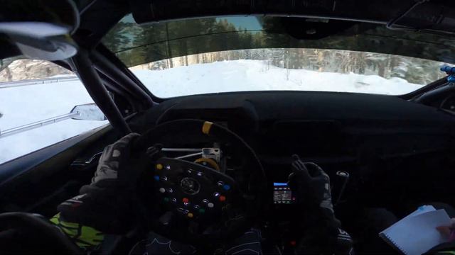 Rallying in -30 degrees!