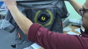 Нанесение логотипов