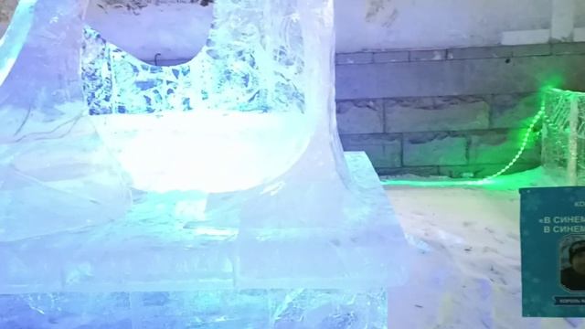 К юбилею Александра Сергеевича Пушкина.Произведения в ледяных скульптурах