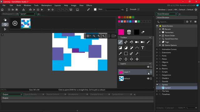 GameMaker Studio - Урок #2： Интерфейс и ресурсы. (Обучение для но