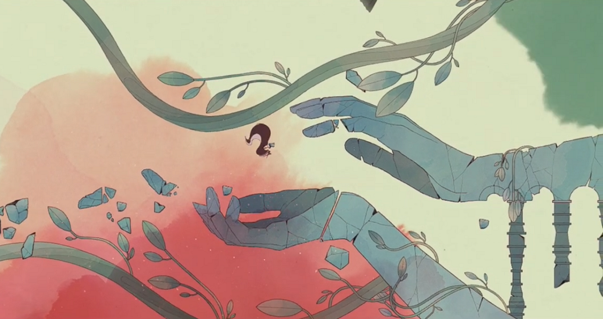 Прохождение Gris#2 Зелёный цвет.