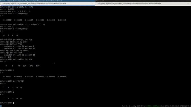 04-Лекция-практикум: Системы уравнений, интегрирование, дифференцирование