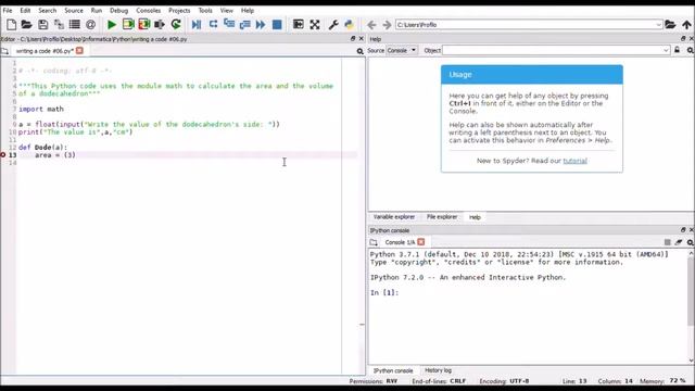 Python - Writing a code 06 – смотреть онлайн видео от Канал о Python в ...