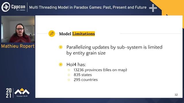 Multi Threading Model in Paradox Games_ Past, Present and Future - Mathieu Ropert - CppCon 2021