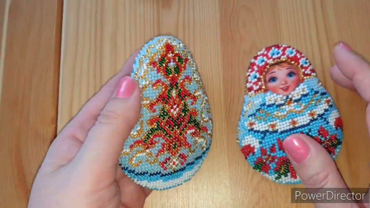 107_МК Я собираю матрешку от #Радуга_бисера