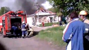 Пожар в Авдеевке 5 мая 2016