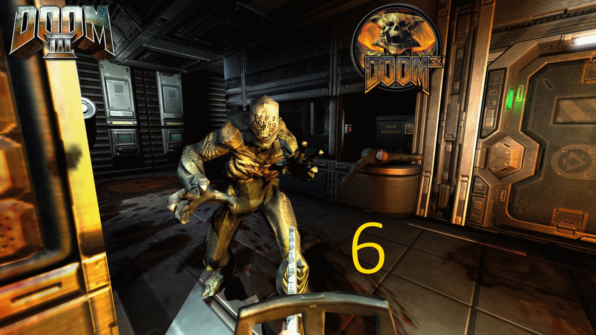 DOOM 3 №6 - Работая грузчиком.