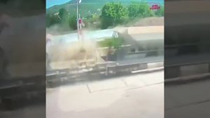 Авария на железнодорожном переезде