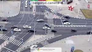 Сбил светофор на перекрёстке Королёва/Ватутина в Белгороде.