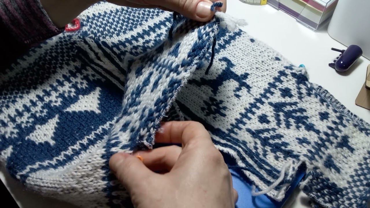 Режу жаккард/3