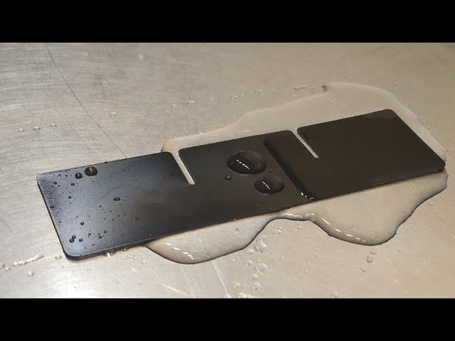 Plasma treatment surface. Обработка поверхности полимеров плазмой огненной горелки.