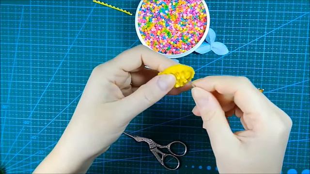 Брошь Букет нарциссов-084