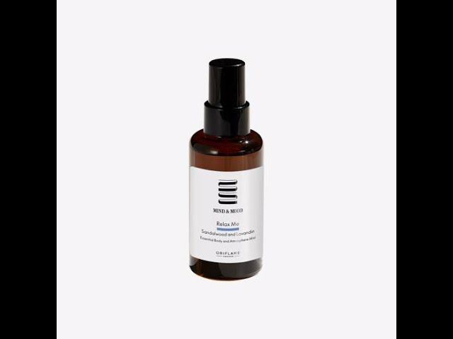 MIND & MOOD Спрей для тела и помещений с эфирными маслами сандала и лавандина «Релакс»