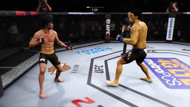 Bruce Lee vs. Yellow Hulk (EA Sports UFC 2) - Epic Battle 💯 🐲 - Dragon ...