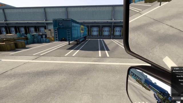 Euro Truck Simulator 2 - Парковка задним ходом из кабины | Moza R5 + TrackIR | WFHD