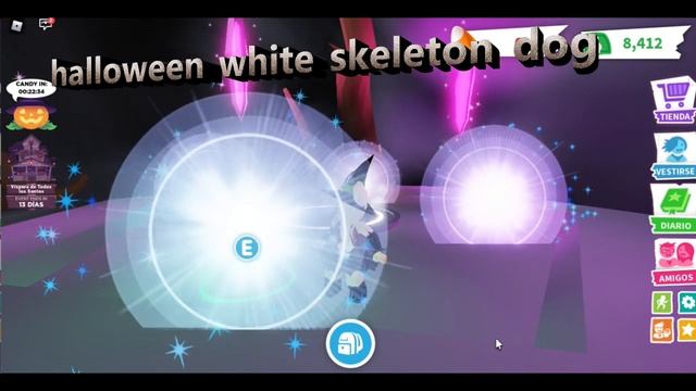 skeleton dog white halloween de adopt me roblox - смотреть видео онлайн ...