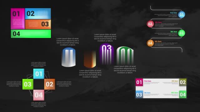 DaVinci Resolve | Креативные списки инфографики