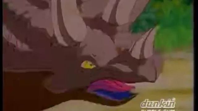 Реклама жевательная резинка Dinosaur Planet 1994  жвачка из 90х Планета Динозавров реклама Dunkin