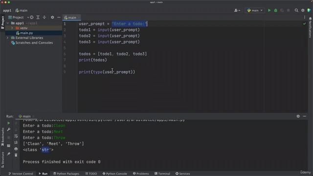 007. ▶️ Storing User Input #lists