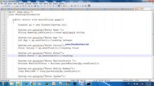 Part 6 Reading Data By Scanner Class in Java Programming