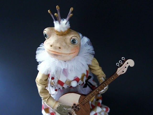 Frog Jacques. Art Dolls by Natalia Osminko