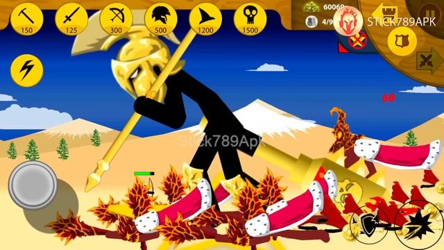 MEGA GOLDEN GRIFFON, XIPHOS VS FINAL BOSS LAVA, GIANT BOSS LEAF | Stick War Legacy Mod ...