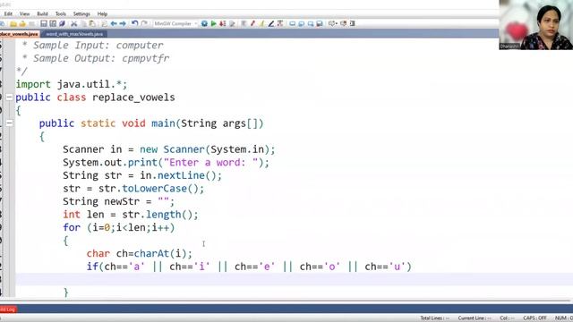 Replace vowels in a string in JAVA | TechVidya – смотреть онлайн видео от КодоТерапия в хорошем ...