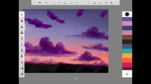 Autodesk Sketchbook - Draw a Aesthetic evening and bridge in iPad - Day 14/30 #dailyvideochallenge