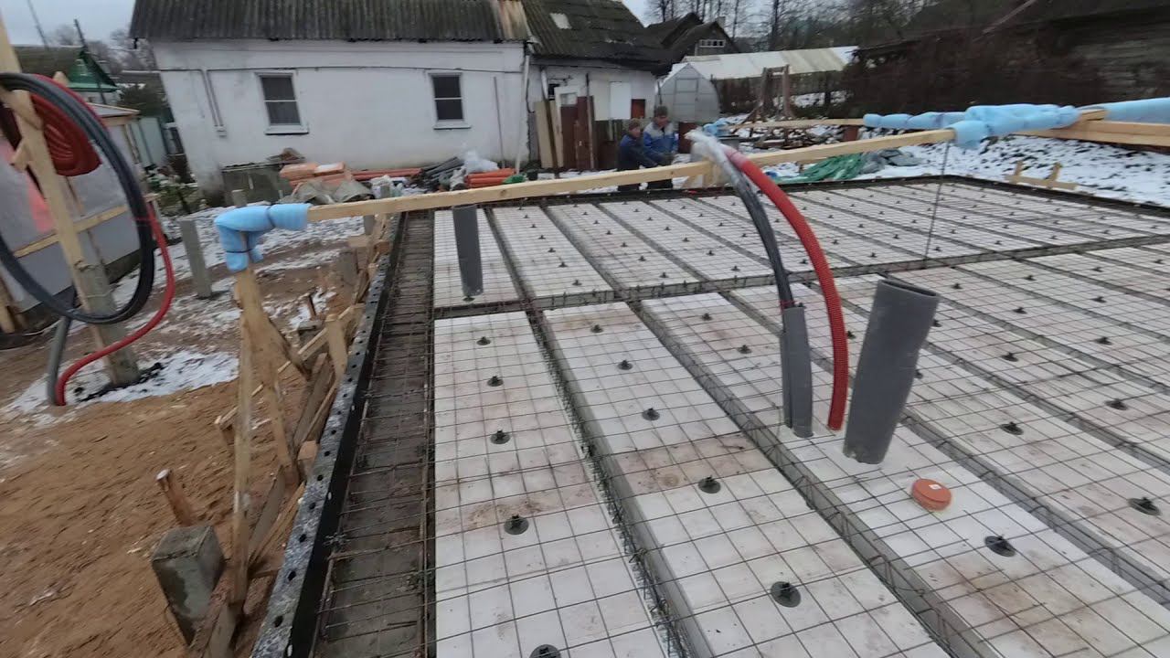 Подготовили цокольное перекрытие под заливку на доме Сумароково в Конаково