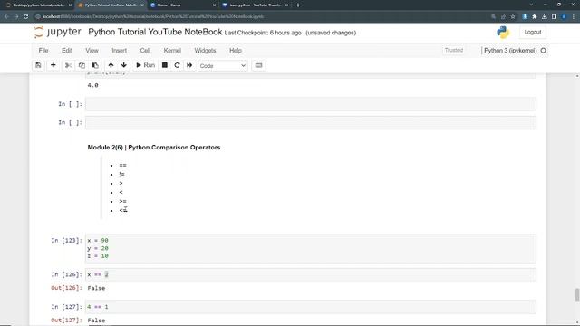 Module 2(6) | Python Comparison Operators – смотреть онлайн видео от Алгоритмическая Эпопея в ...