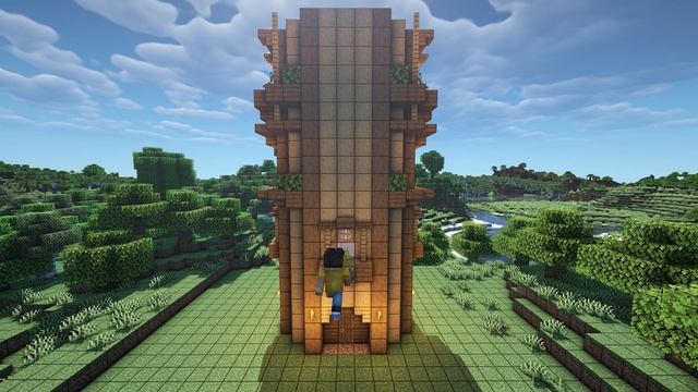 Minecraft: Wooden Tower Base (Quick Tutorial) | Brayn & Blocks ...