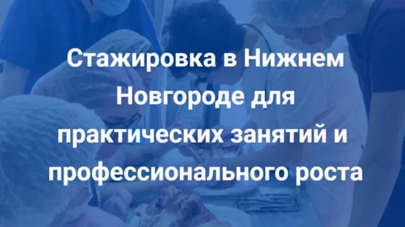 Очная стажировка в Приволжском Исследовательском Медицинском Университете