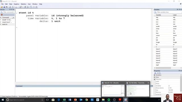 Panel Data (5): Panel data setup and LM test in STATA – смотреть онлайн ...