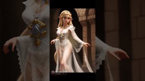 Wisdom and Beauty: AI's Magnificent Depictions of Princess Zelda | Ai art | 4k