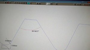 Контурограф модели 220 - измерение трапецеидальной резьбы