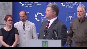 Пьяного Порошенко обругали в Мариуполе.